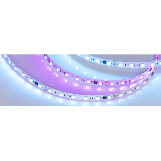 Светодиодная лента Arlight DMX-B60-10mm 24V RGB-PX6 (15 W/m, IP20, 5060, 5m) (, бегущий огонь)