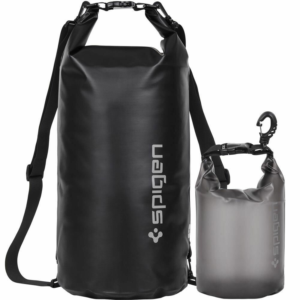 Гермосумка Spigen (AMP04534) A630 Waterproof Waist Bag / Спиген Чехол Водонепроницаемый, Черный, 2 шт