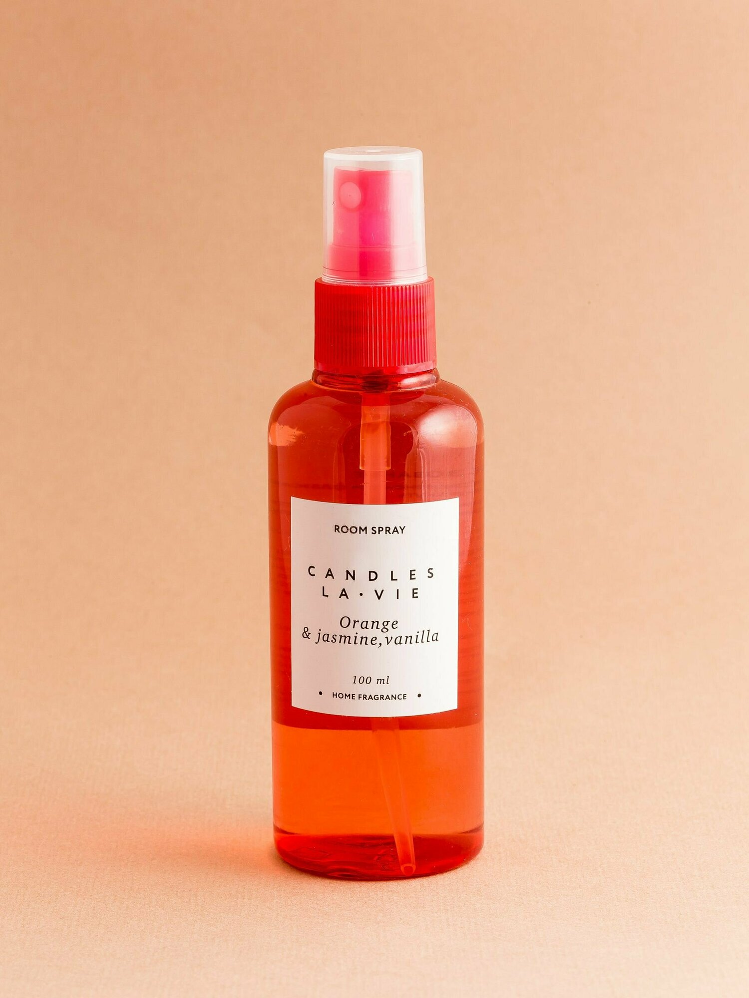 Ароматический спрей для дома и постельного белья и текстиля с ароматом апельсина, ванили и жасмина/ спрей освежитель воздуха