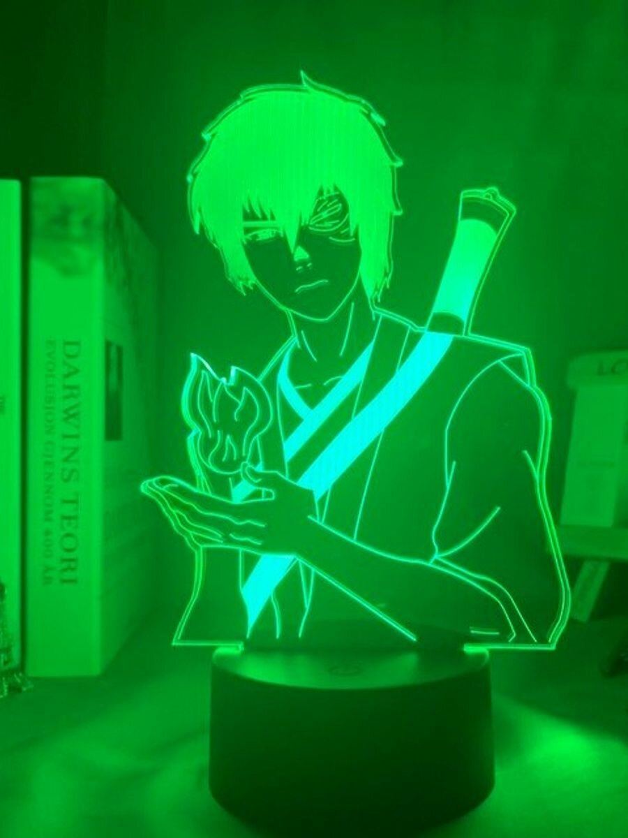 Ночник Аниме Аватар - Anime Avatar. Подарок фанату аниме и манги — декор в комнату с любимыми персонажами, в стиле отаку и японской анимации.