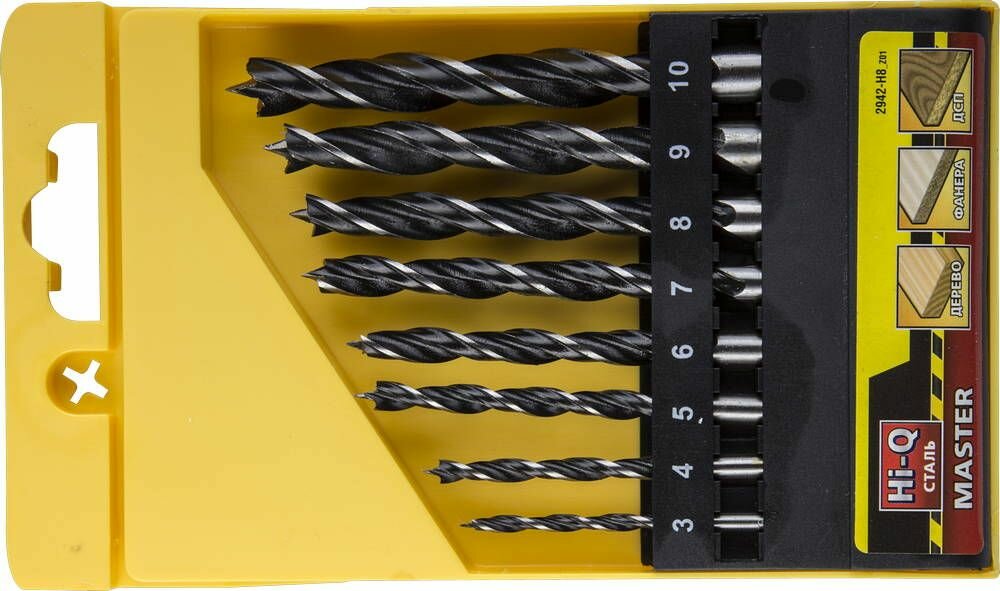 Набор сверл по дереву 8 шт Stayer PROFI 2942-H8_z01