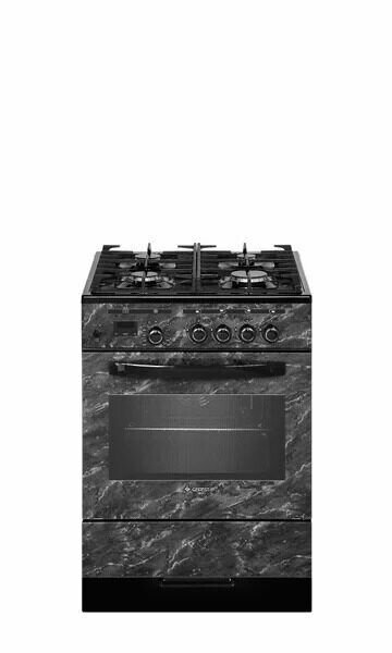 Плита газовая GEFEST ПГ 6500-03 0053, черный мрамор