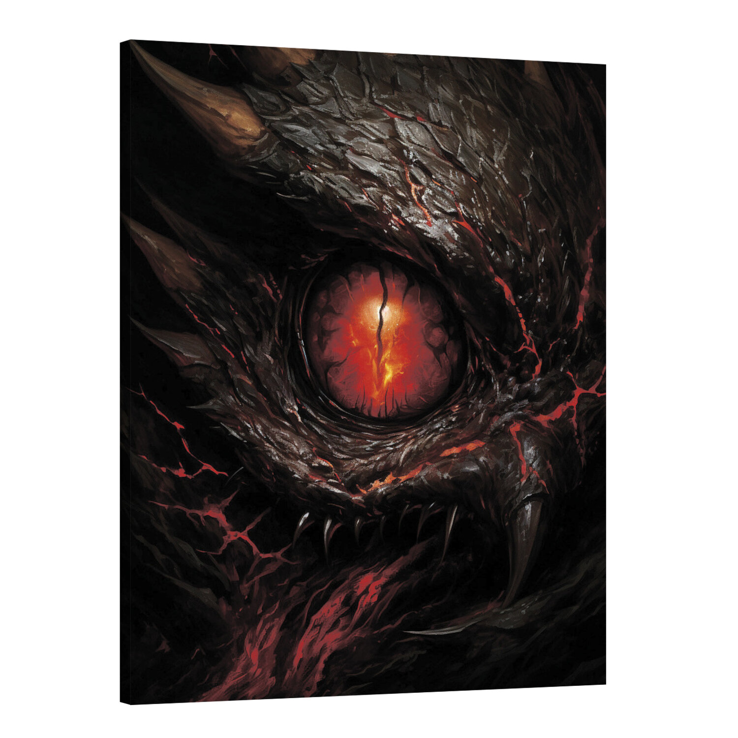 Интерьерная картина 50х70 "Драконий взгляд"