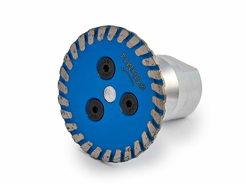 Диск отрезной по граниту (турбо) d50 с фланцем М14