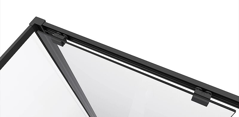 Душевой уголок Black&White Stellar Wind S872 Black 900х900 8729090