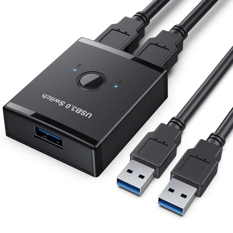 OULLX USB3.0 Переключатель 1 вход 2 выхода