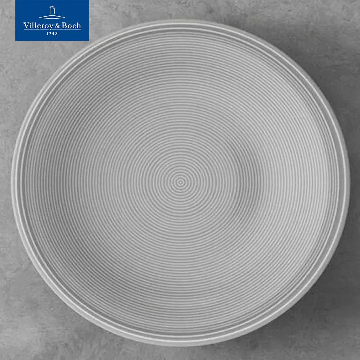 Плоская тарелка 28,5 см, Color Loop Stone, like. by Villeroy & Boch, Премиум-Фарфор