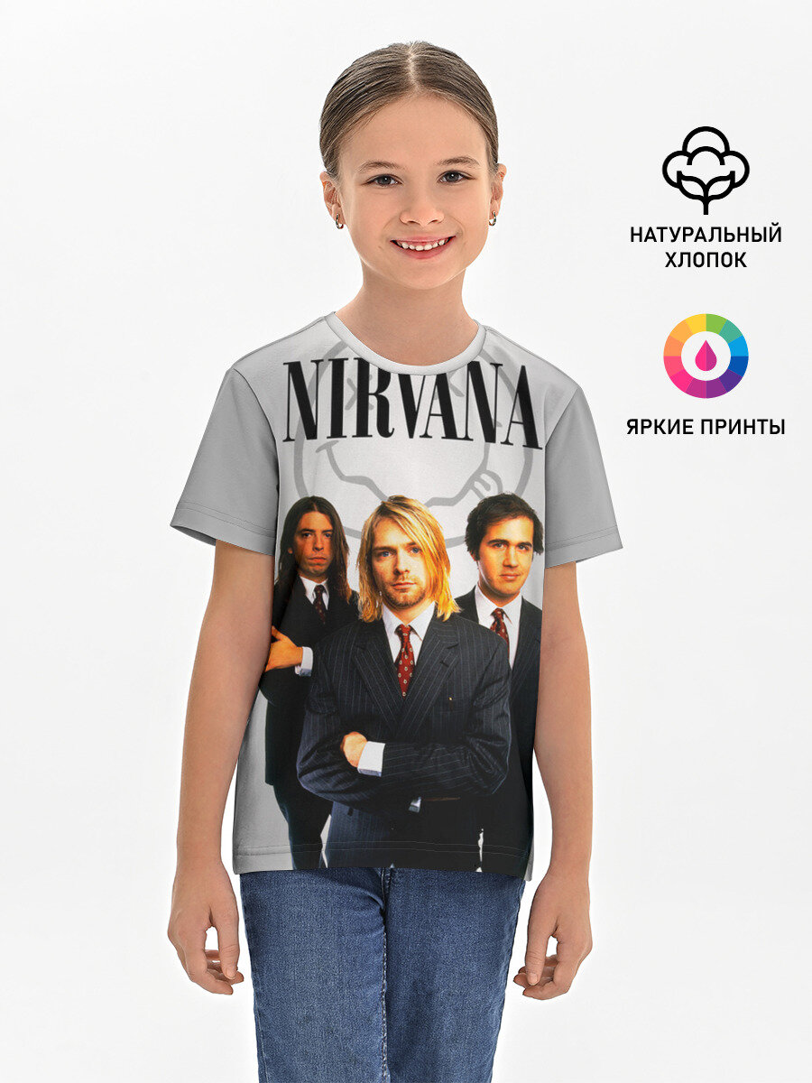 Футболка хлопковая детская Nirvana