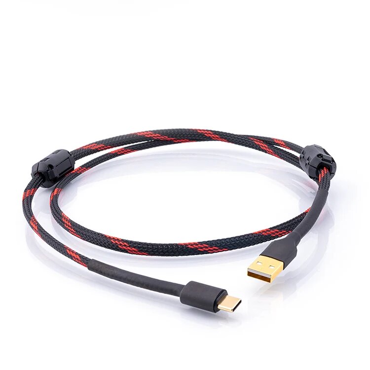 Красный USB Type C - Lightning кабель 1.5м — фото 1
