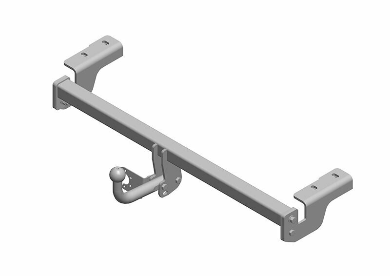 Фаркоп для Peugeot 408 2013-2021 без снятия и подрезки бампера. Тип шара: A. Нагрузки: 1000/50 кг, PE 03