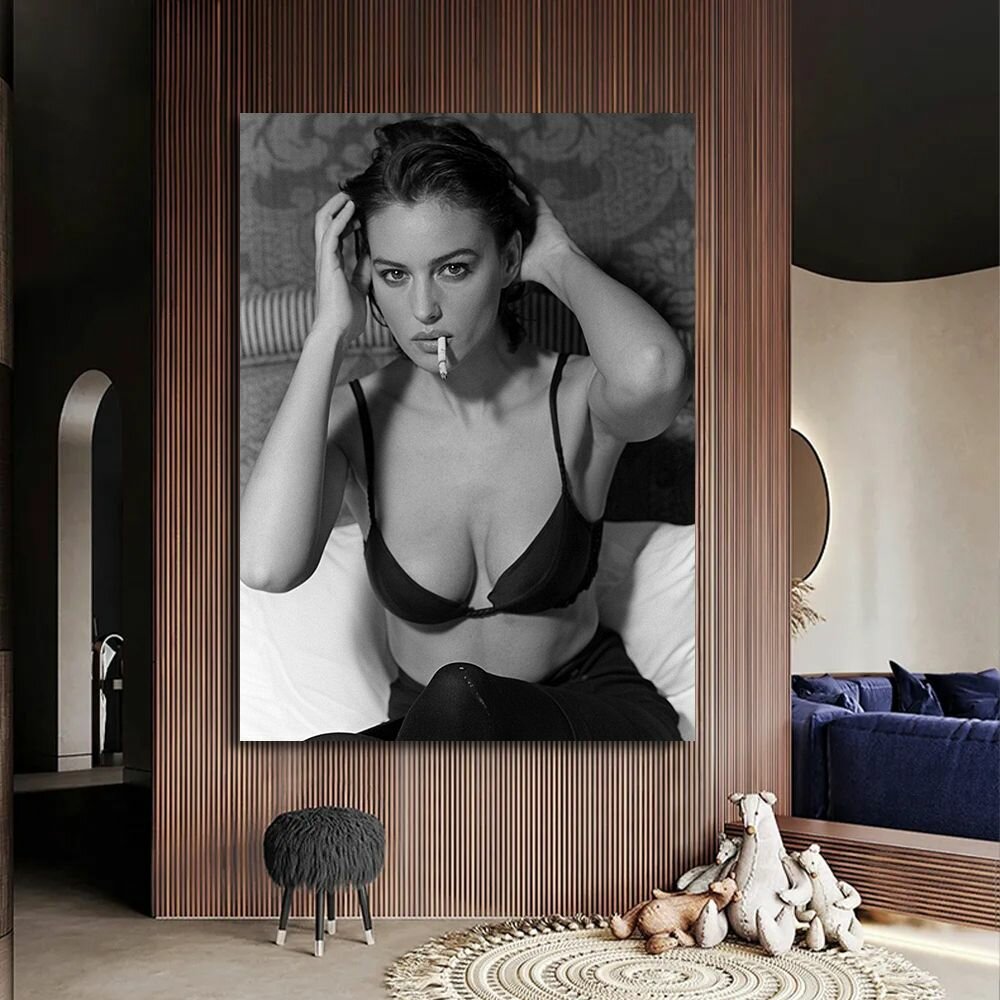 Картина девушка, Моника Беллуччи, 20х30 см.