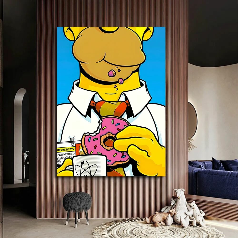 Cимпсоны, Гомер Симпсон, картина, 30х40 см.