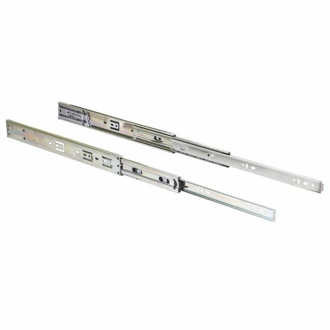 Направляющие для выдвижных ящиков шариковая с системой открытия от нажатия Push-to-open h=45 L-500 AKS PLUS (комплект)