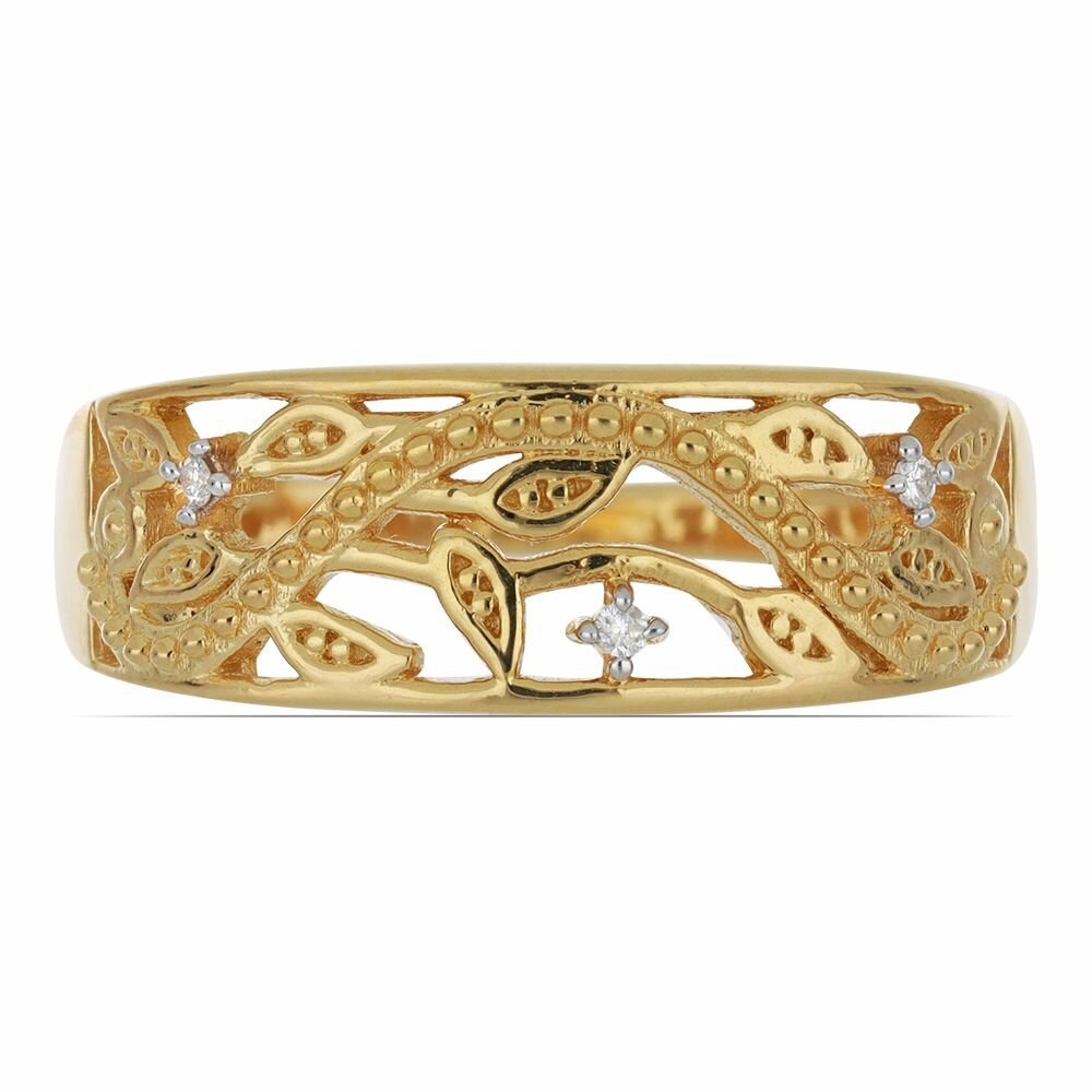 Кольцо Ювелирия, серебро, 925 проба, бриллиант