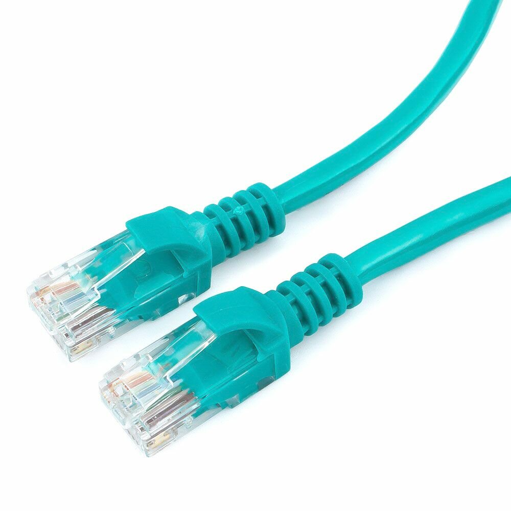 Патч-корд RJ-45, UTP Gembird PP12-1M/G кат.5e, 1м, литой, многожильный (зеленый)