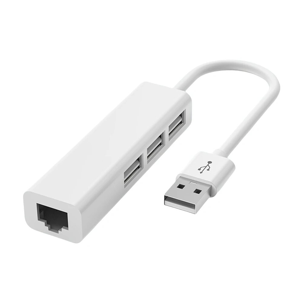 Адаптер USB Type-C на RJ45 4 в 1, RTL8152B