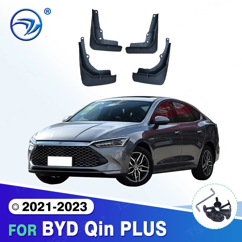 Для BYD Qin Plus 2021 2022 2023, брызговики на крыло, брызговики, автомобильные аксессуары