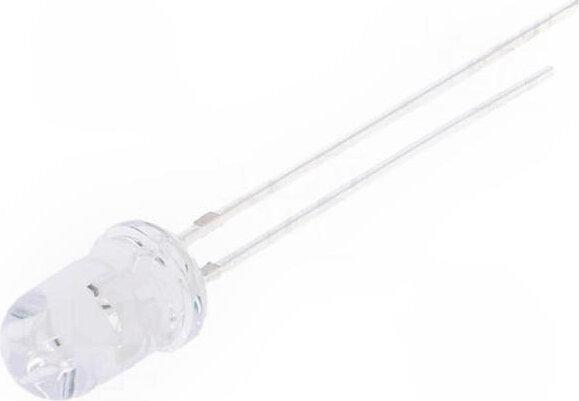 Светодиод OPTOSUPPLY OSB5SA5A31A-5V LED 5mm blue 1560?2180mcd 30 град. Front: convex 5V Pitch: 2.54mm 1шт
