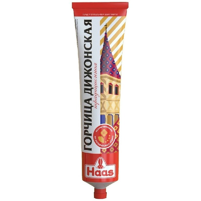 Горчица HAAS Дижонская традиционная /тюбик/ 170г