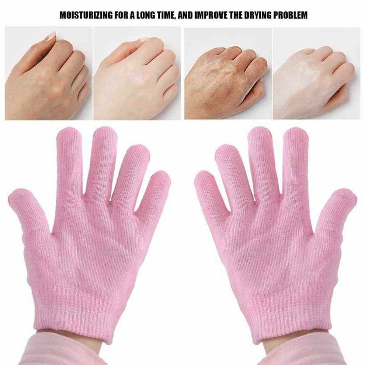 ROSOTENA 4шт увлажняющие гелевые перчатки для сухой потрескавшейся кожи восстановление отшелушивание