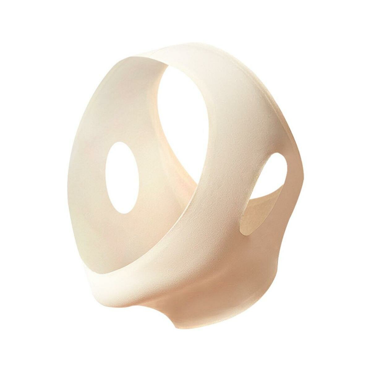 Face V Shaper бандаж для похудения лица, пояс для подтяжки, релаксации - подтяжка формы, уменьшение двойного подбородка - утончение лица - инструмент для массажа лица - цвет кожи XL