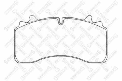 Колодки дисковые c р/к SAF