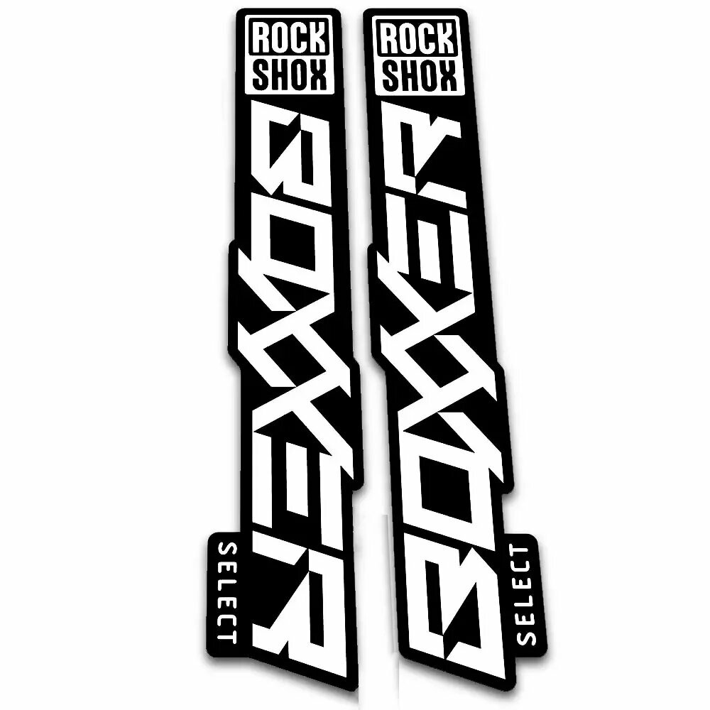 Для Rockshox BOXXER Select 2020-23 горный велосипед MTB наклейки на вилку белый
