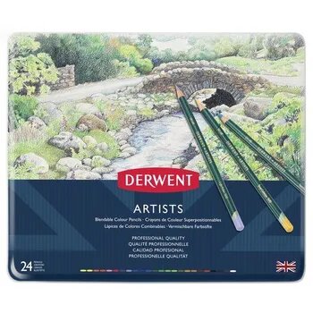 Derwent Набор карандашей, вид карандаша: Масляный, 24 шт.