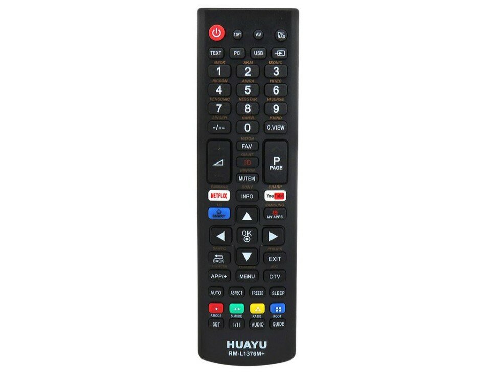 Пульт универсальный RM-L1376+ (Huayu)
