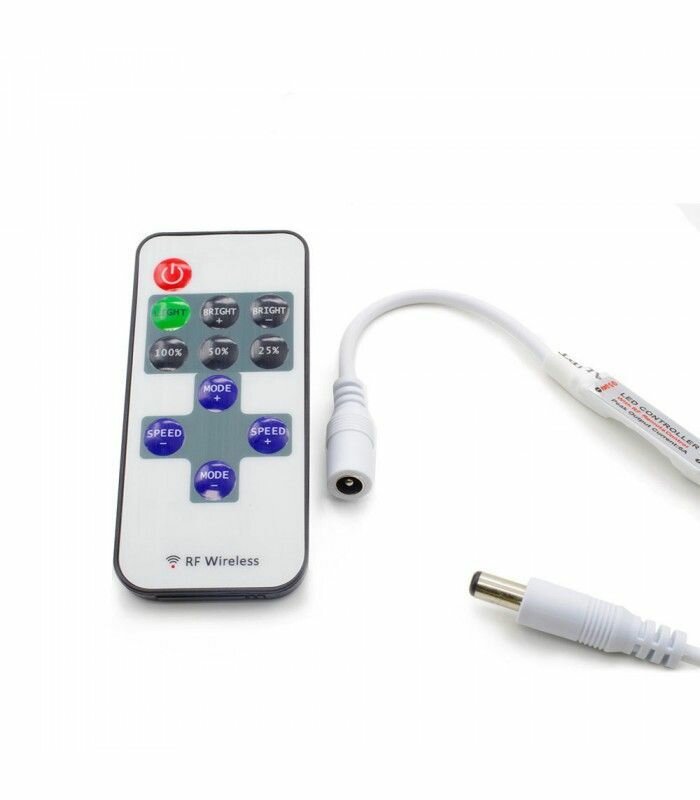 Диммер - Мини с кнопочным пультом (радио) 6 А, 5-24 В