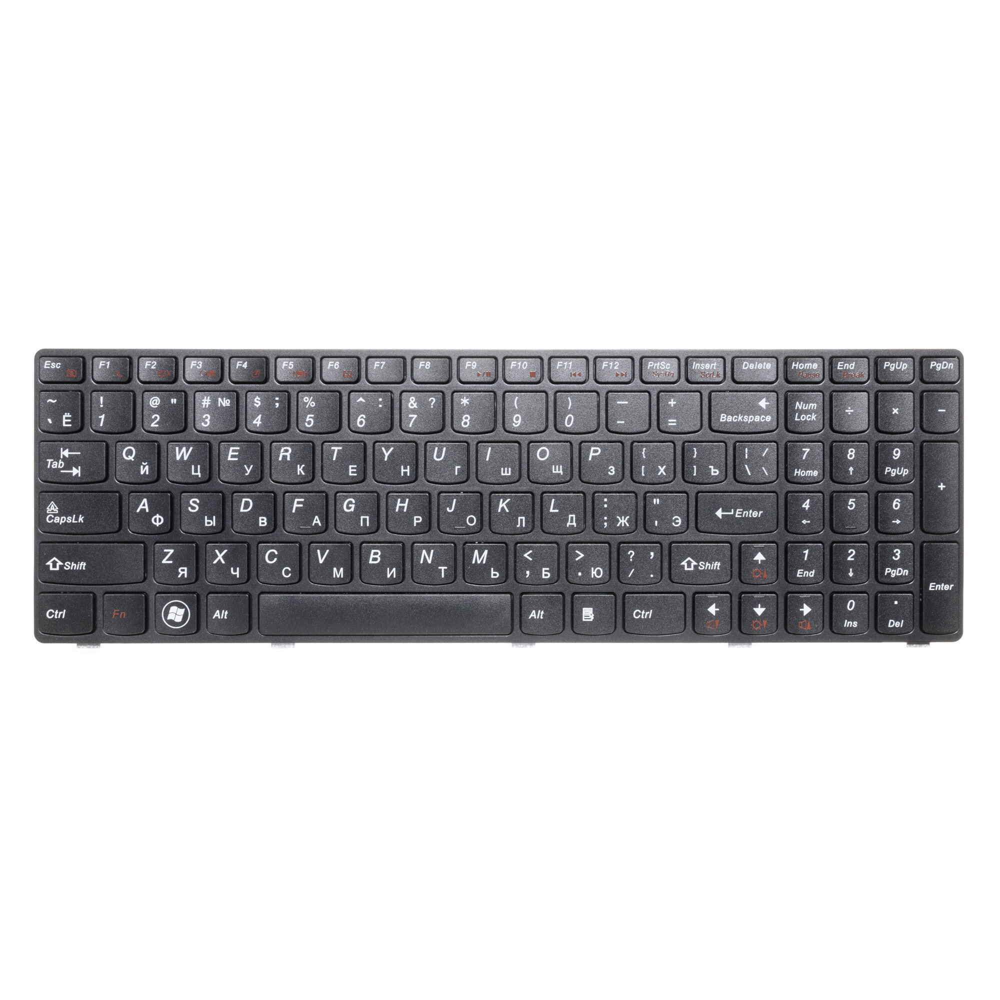 Клавиатура для Lenovo b590 / v580c / b570 / ideapad z570 / b580 / v580 / z575 / v570 / b575 / b595 / b585 / v575 / v585