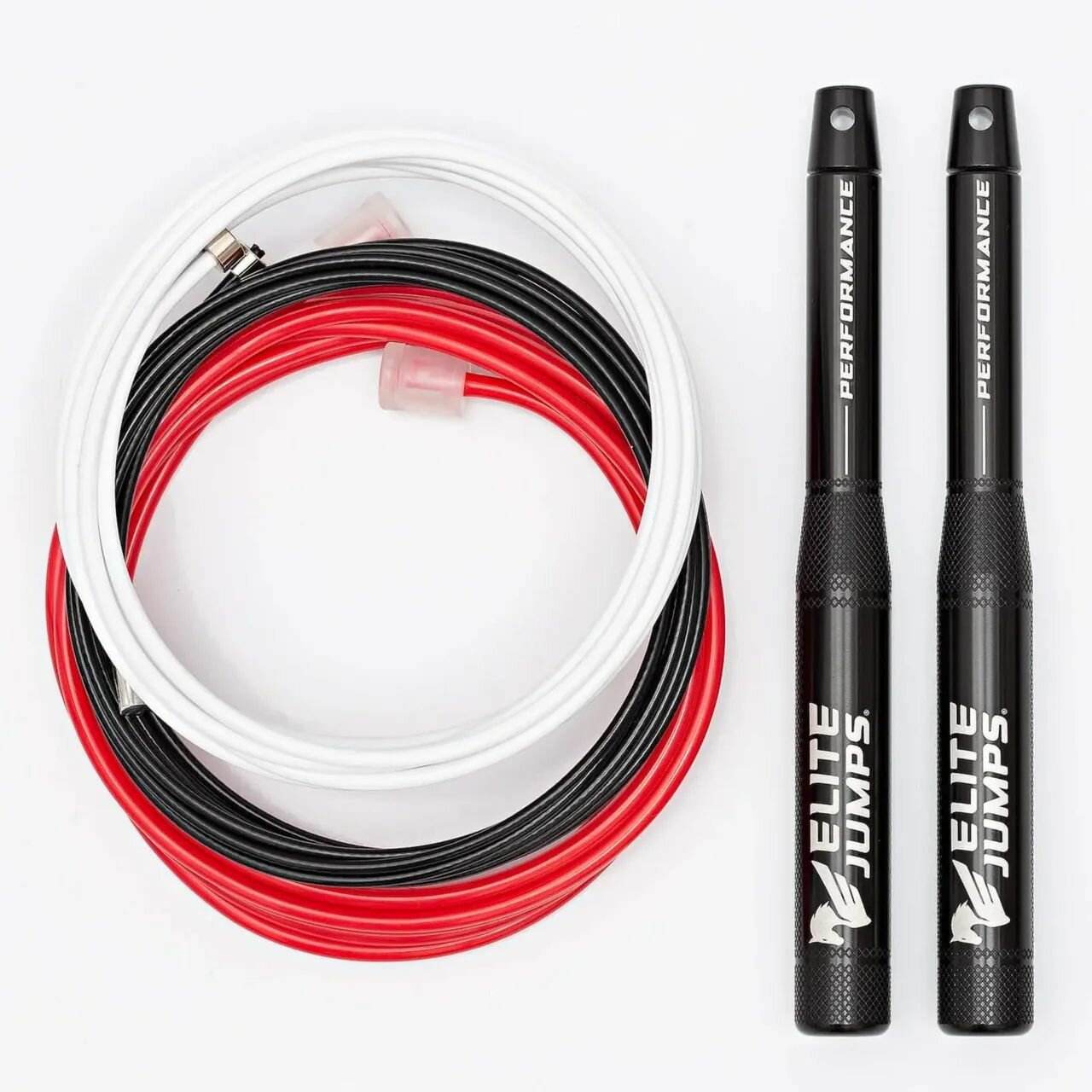Elite Jumps, скакалка Sports Performance Jump Rope, набор из 3 шт, черный