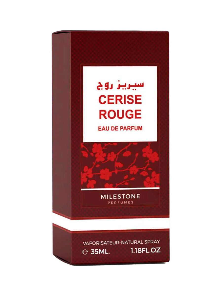 Парфюмерная вода MILESTONE Cerise Rouge, женская, цветочные ноты, 35 мл