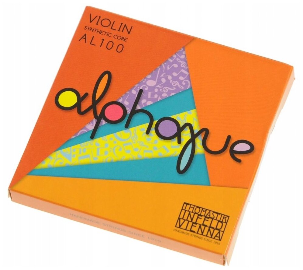AL100 Alphayue Комплект струн для скрипки размером 4/4, среднее натяжение, Thomastik