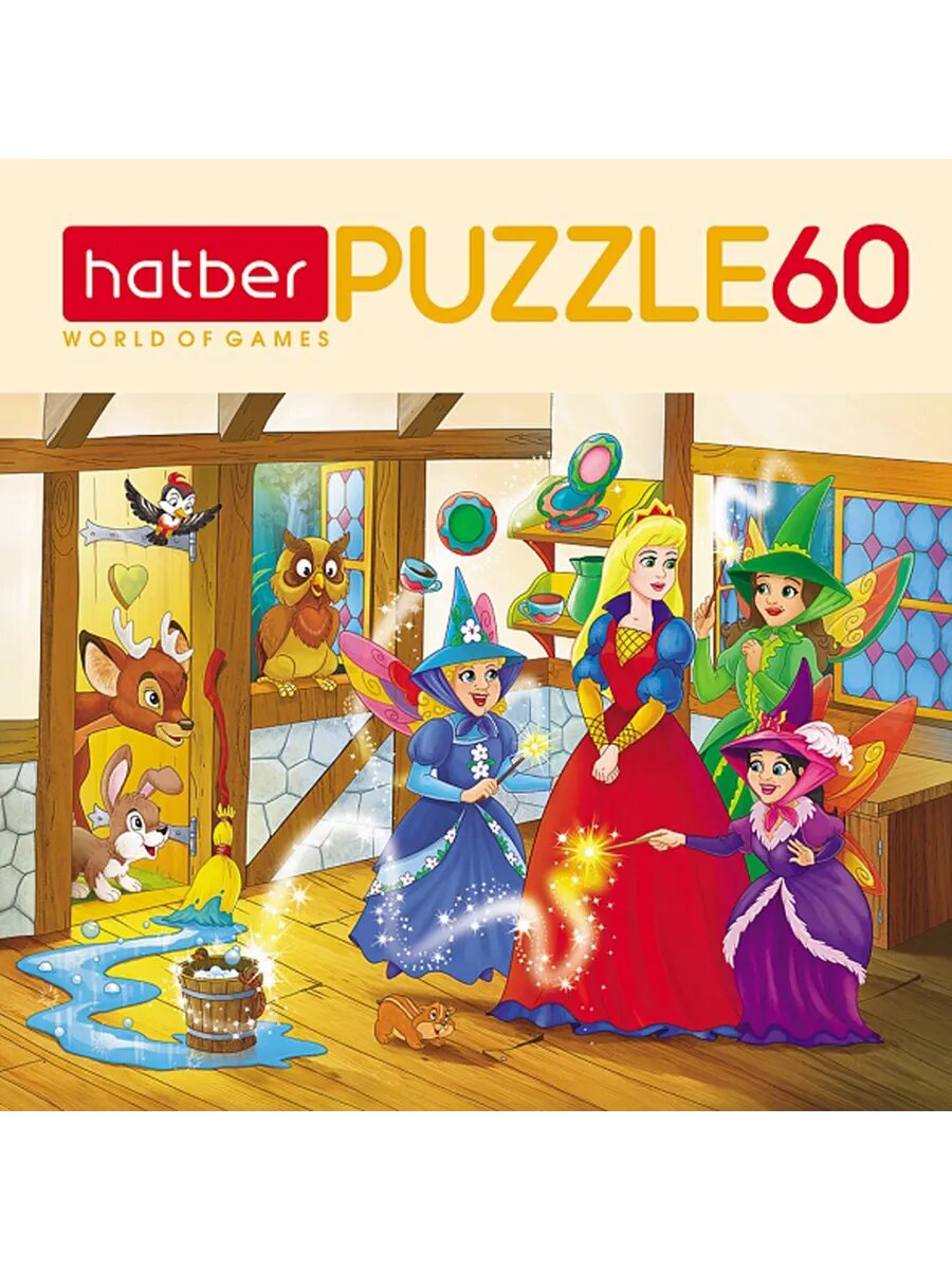 Пазлы Hatber на 160 элементов из эко-материала Бременские музыканты 20160ПЗ4 — купить по низкой ...