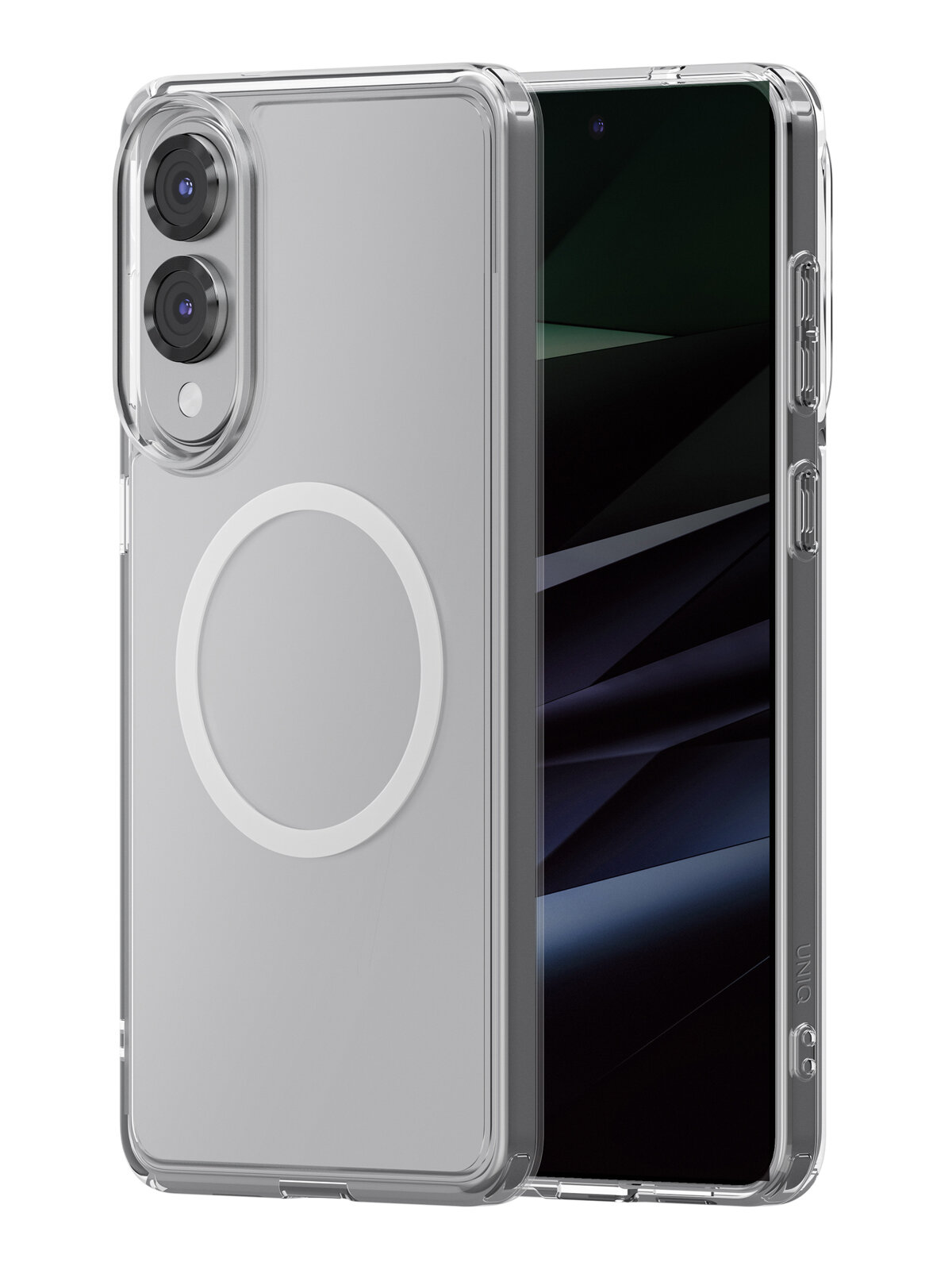 Чехол Uniq LifePro на Samsung Galaxy S25 Edge с магнитом MagSafe, прозрачный