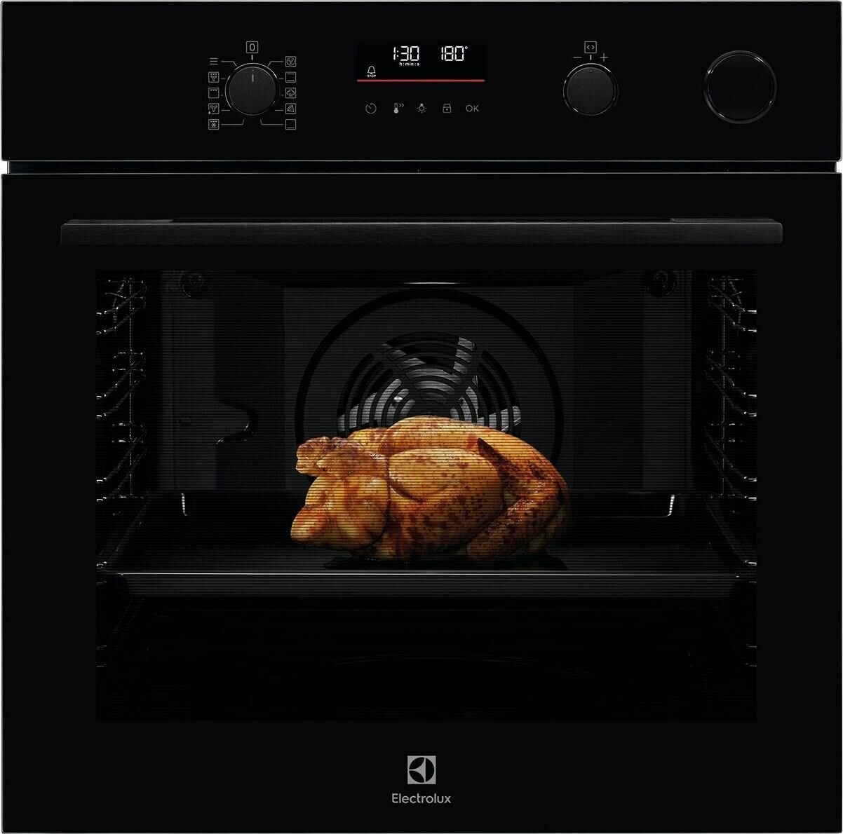 Духовой шкаф Electrolux KOCDH76Z , электрический, сенсорное управление, 72 л, черный