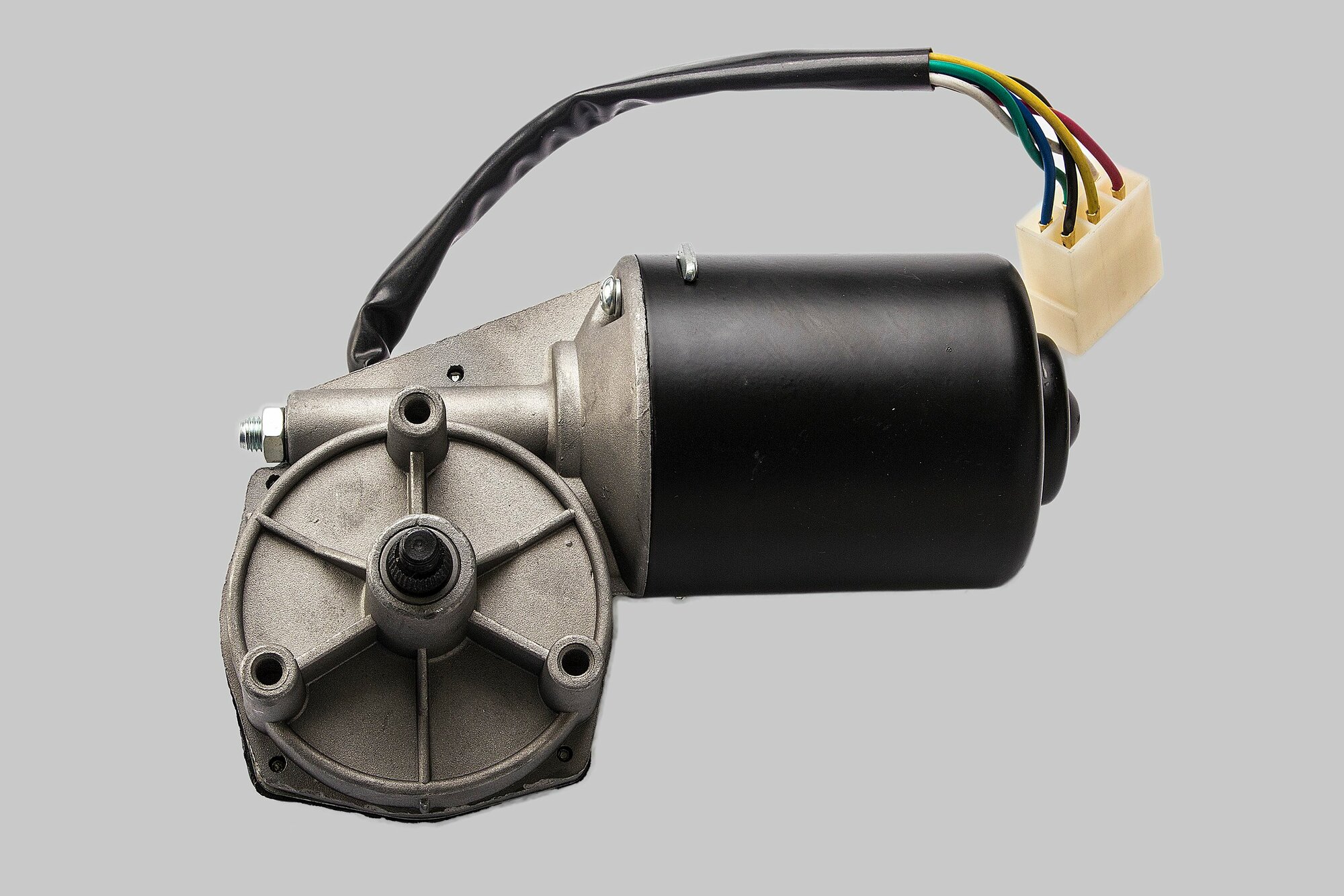 Мотор (моторедуктор) стеклоочистителя для а/м ГАЗ -3307, 3308; ЗИЛ-5301, 4421, 4945, 133, 433360, 4331 (HW004А) (12В/20Вт)