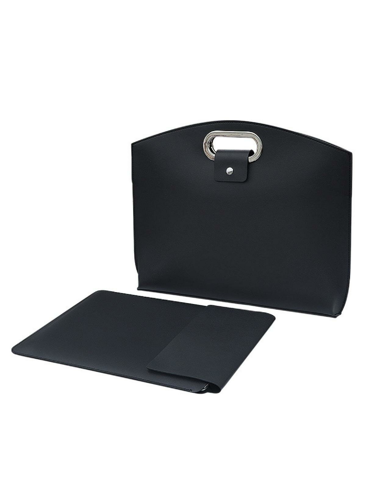 Leather Laptop Sleeve Bag Briefcases Handmade Crossbody Leather Bag Replacement for 13.3/14.1inch Laptops/Tablets