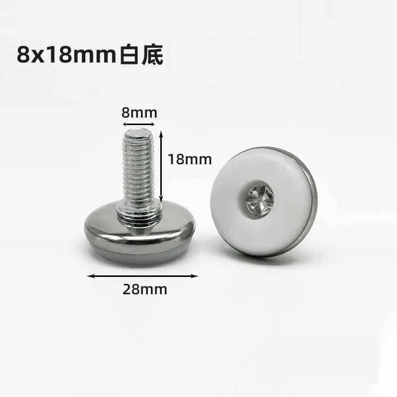 Резиновые ножки для мебели M6 M8 M10 10 Pcs, M8x18x28mm