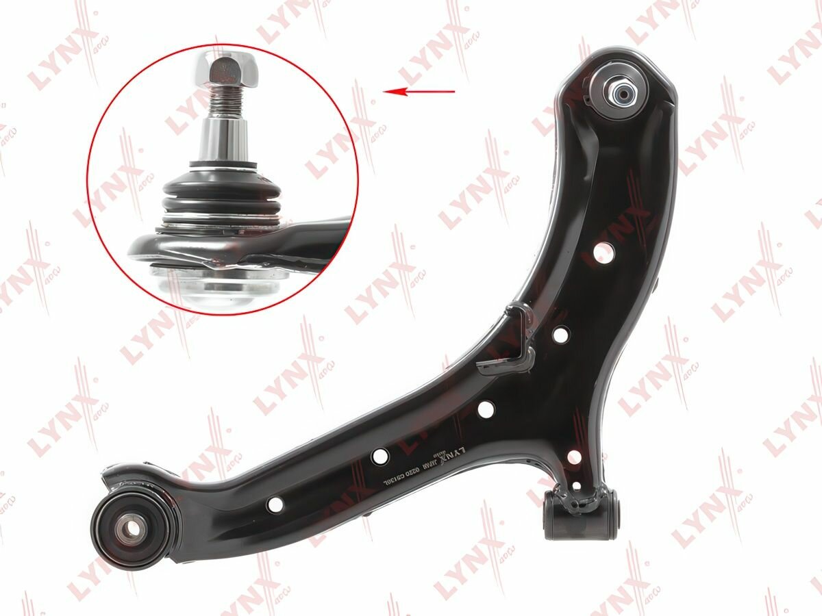 Рычаг передний левый, для Хендай Акцент 2 арт C5136L LYNXAUTO