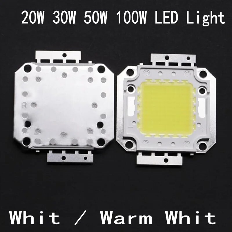 FLDJL COB светодиодная матрица лампа 20Вт-100Вт White, 20W