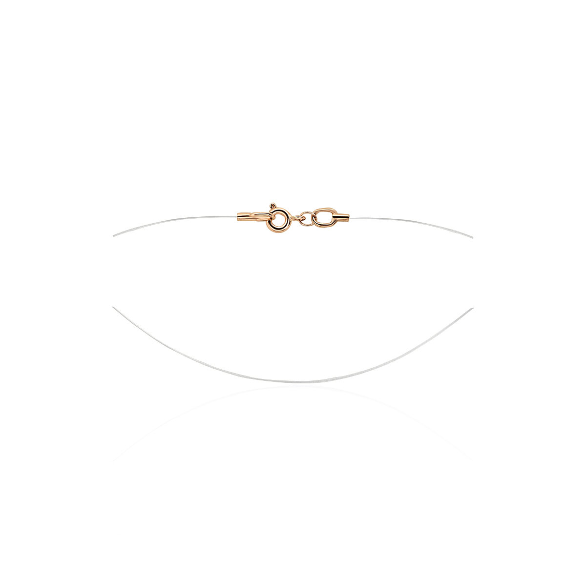 Колье, красное золото, 585 проба