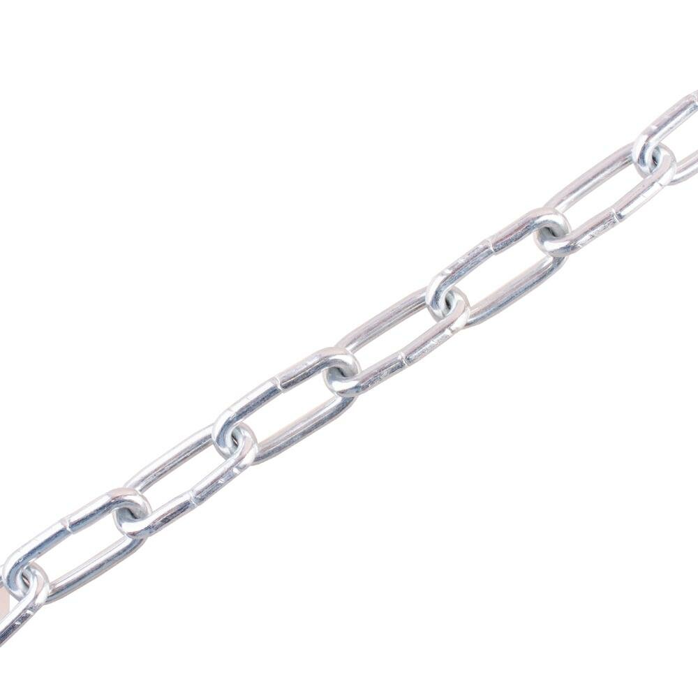 Цепь 4 мм короткое звено 10 м сталь оцинкованная