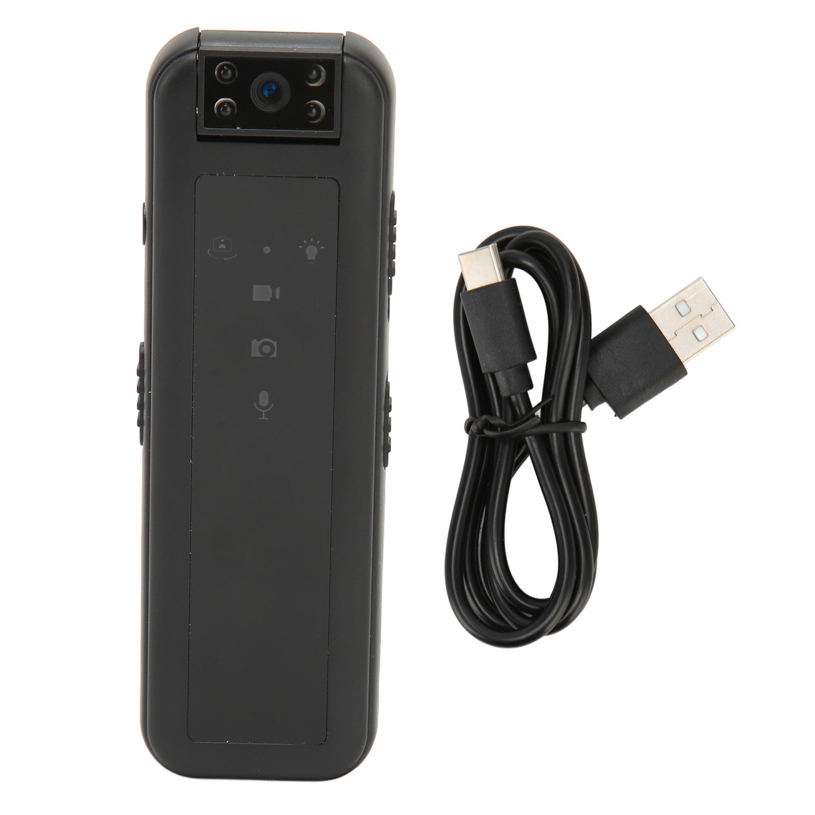 Многофункциональная камера для тела HD 1080p Инфракрасное ночное видение носимое видеорегистратор для бизнес -офиса на открытом воздухе спорт