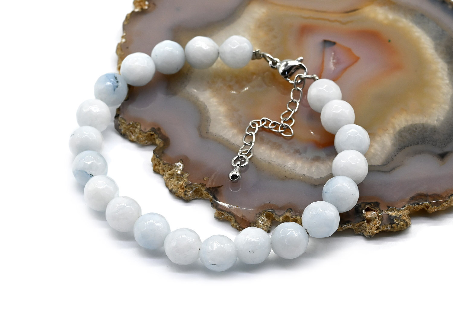 Браслет, кальцит