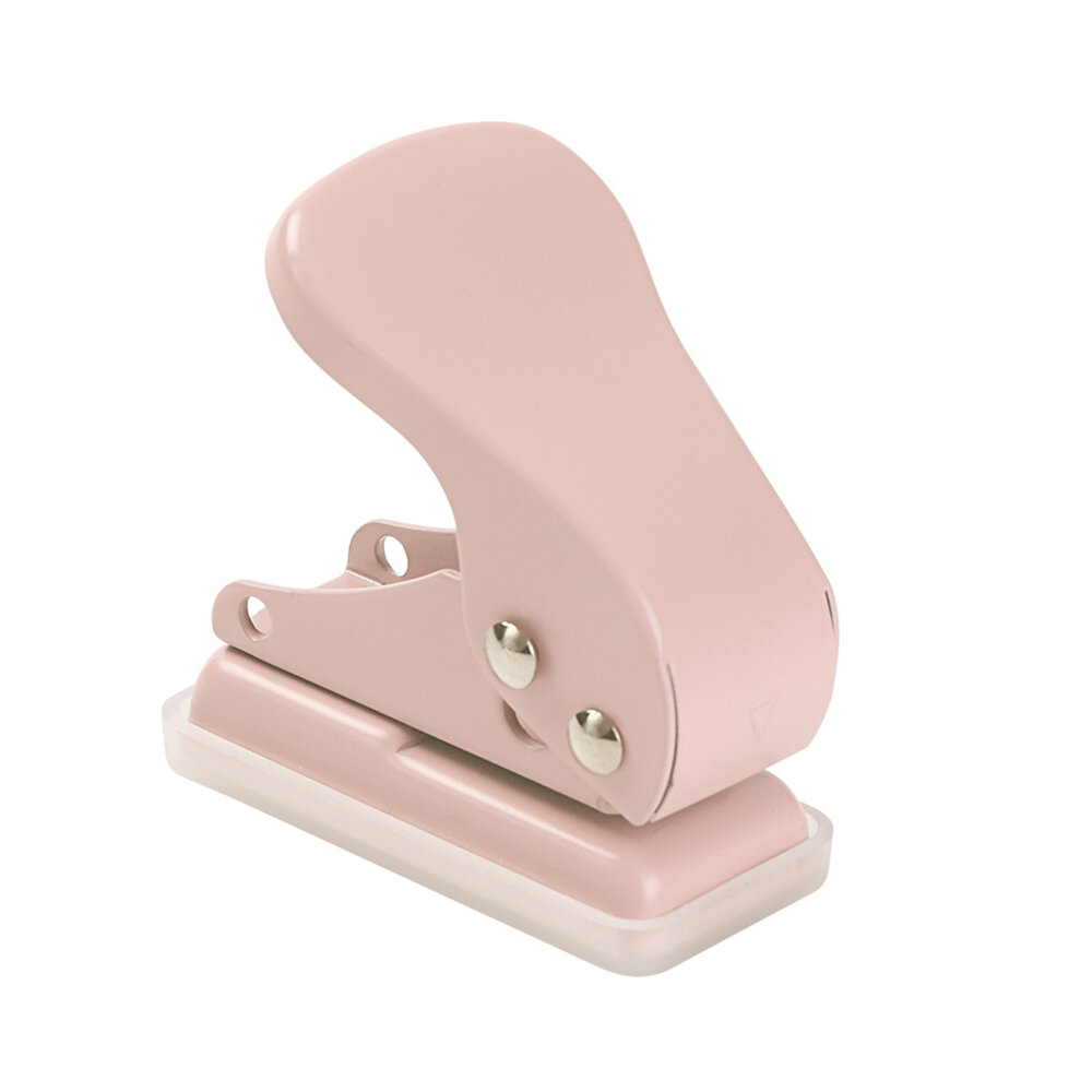 Мини-дырокол металлический на 1 отверстие, 6 мм, 10 листов, со сборником обрезков, для скрапбукинга и бумажных поделок