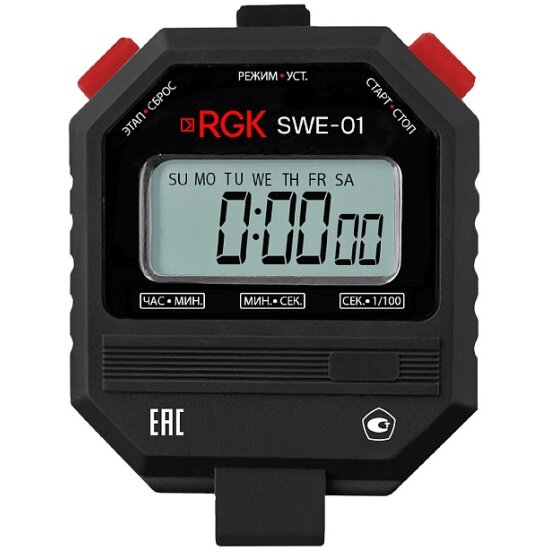 Секундомер электронный Rgk SWE-01 с поверкой (721913)