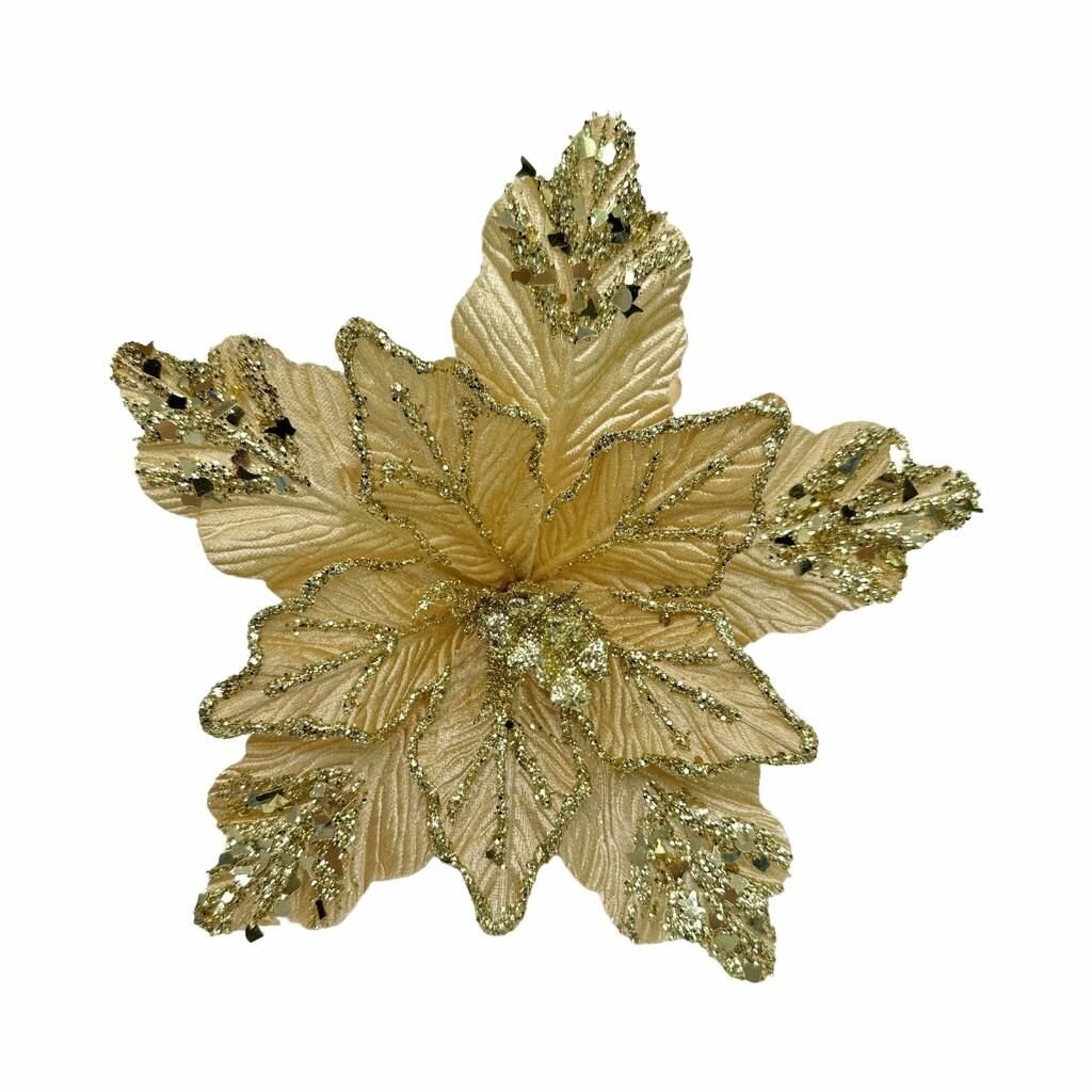 Реалистичные пластиковые рождественские звезды для семейных праздников, Желтый