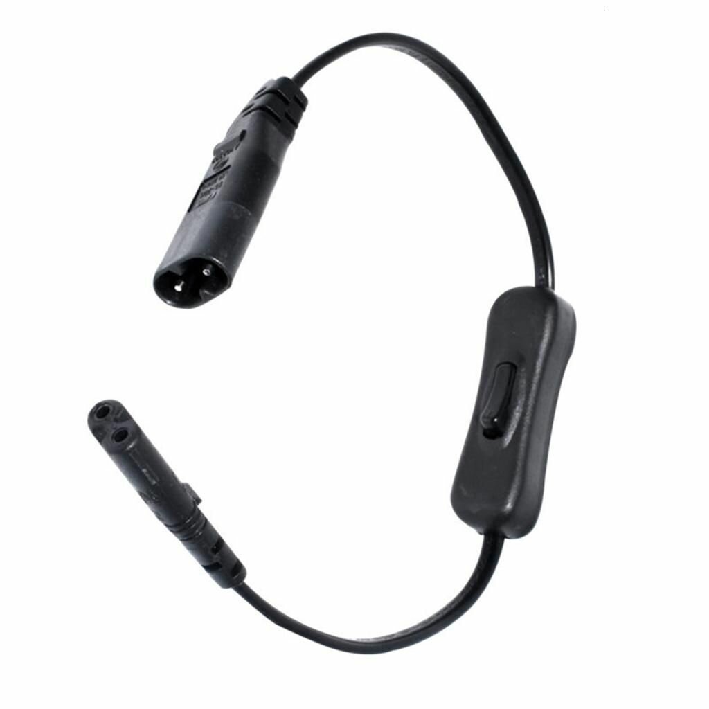 IEC 320 C7 мужского до C8 Женский адаптер -адаптер для женского разъема с переключением